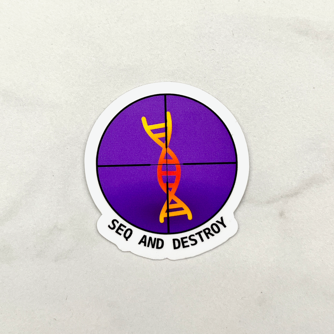 DNA Sequencing Sticker – Microbe Doodles