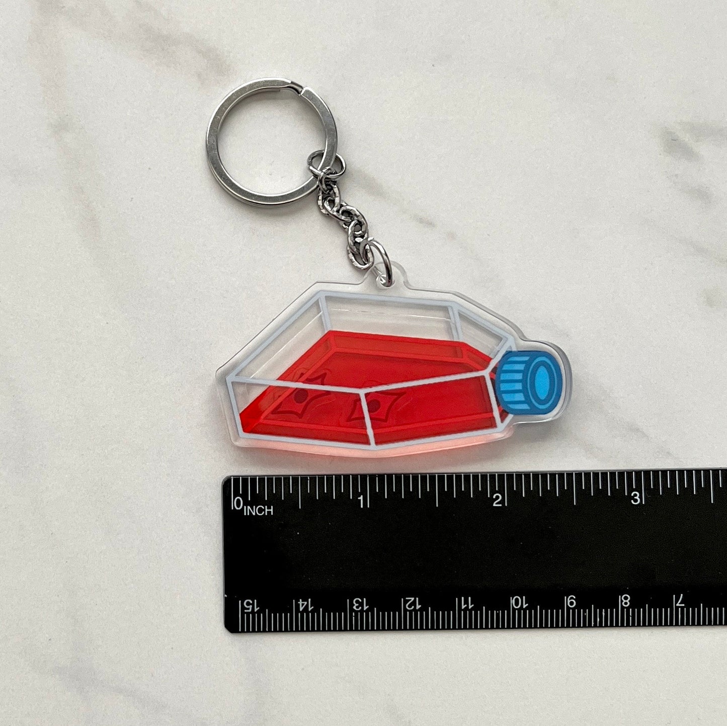 Cell Culture Shaker Keychain – Microbe Doodles