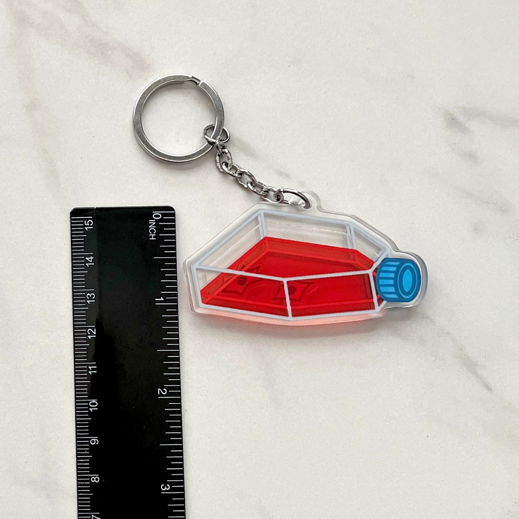 Cell Culture Shaker Keychain – Microbe Doodles