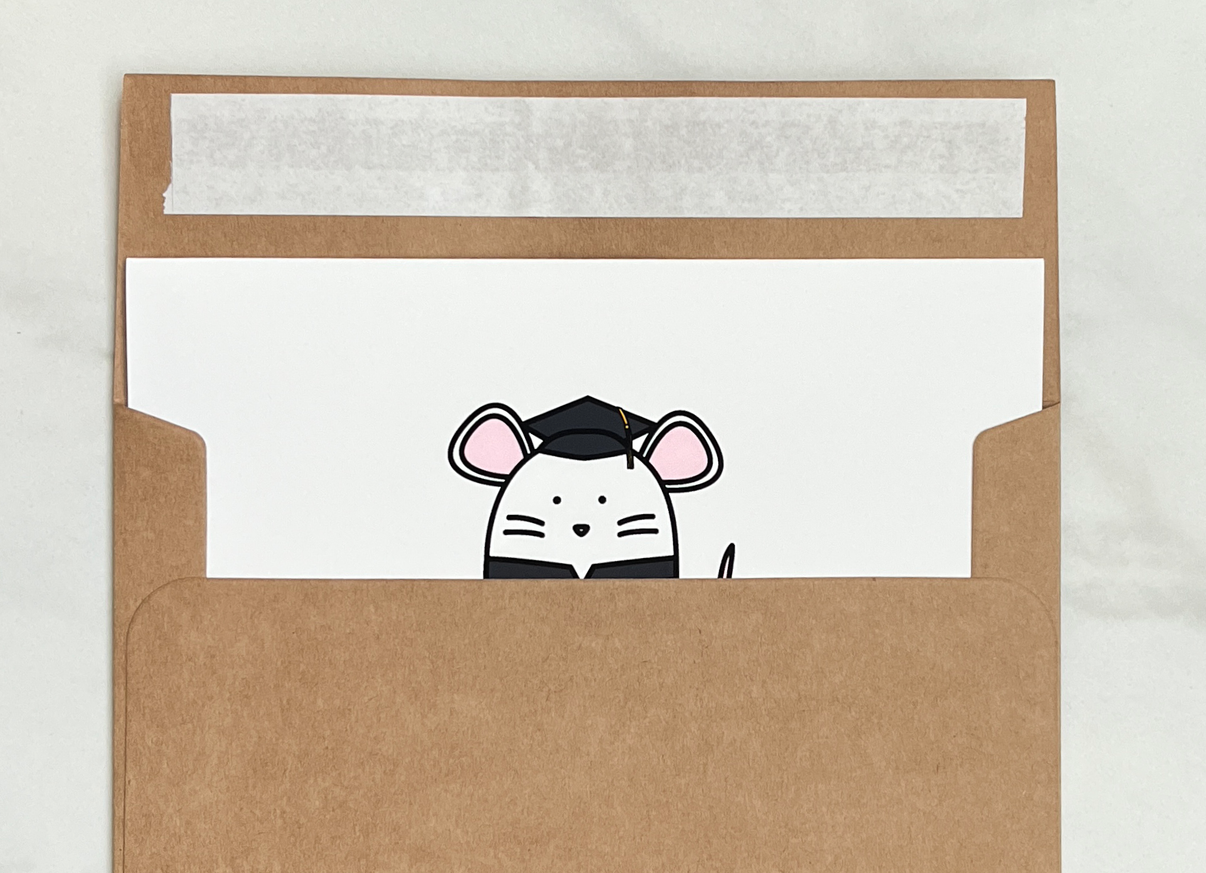 Lab Rat Laboratory Graduation Card – Microbe Doodles