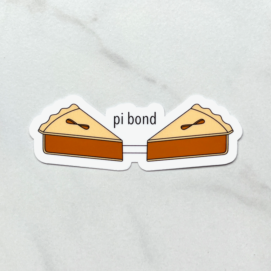 Pi Bond Chemistry Sticker – Microbe Doodles